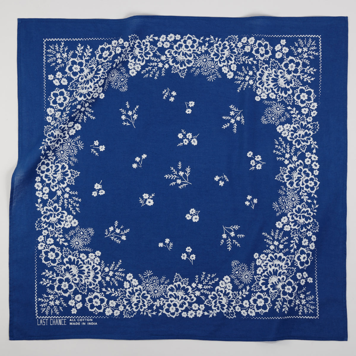 Cotton Field Bandana | Azure Blue – lastchancetextiles